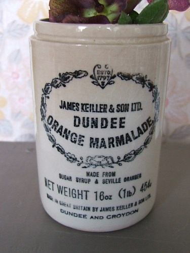 Old Pottery Dundee Marmalade Jar